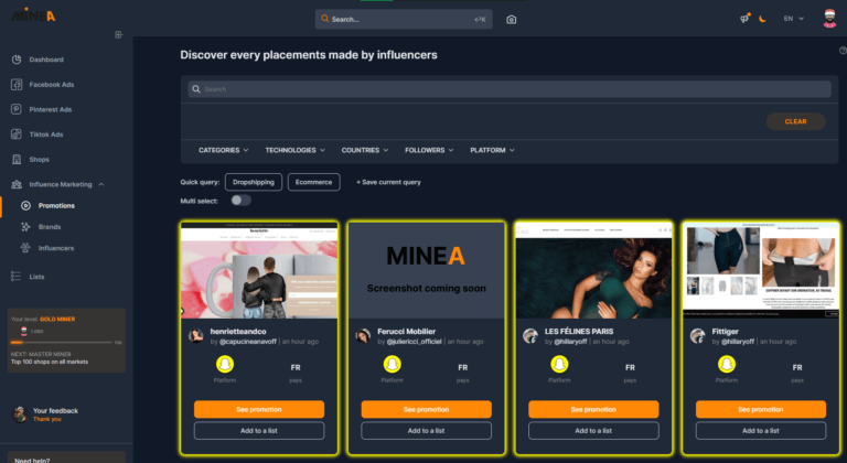 Minea Product Research Tool Review by AutoDS