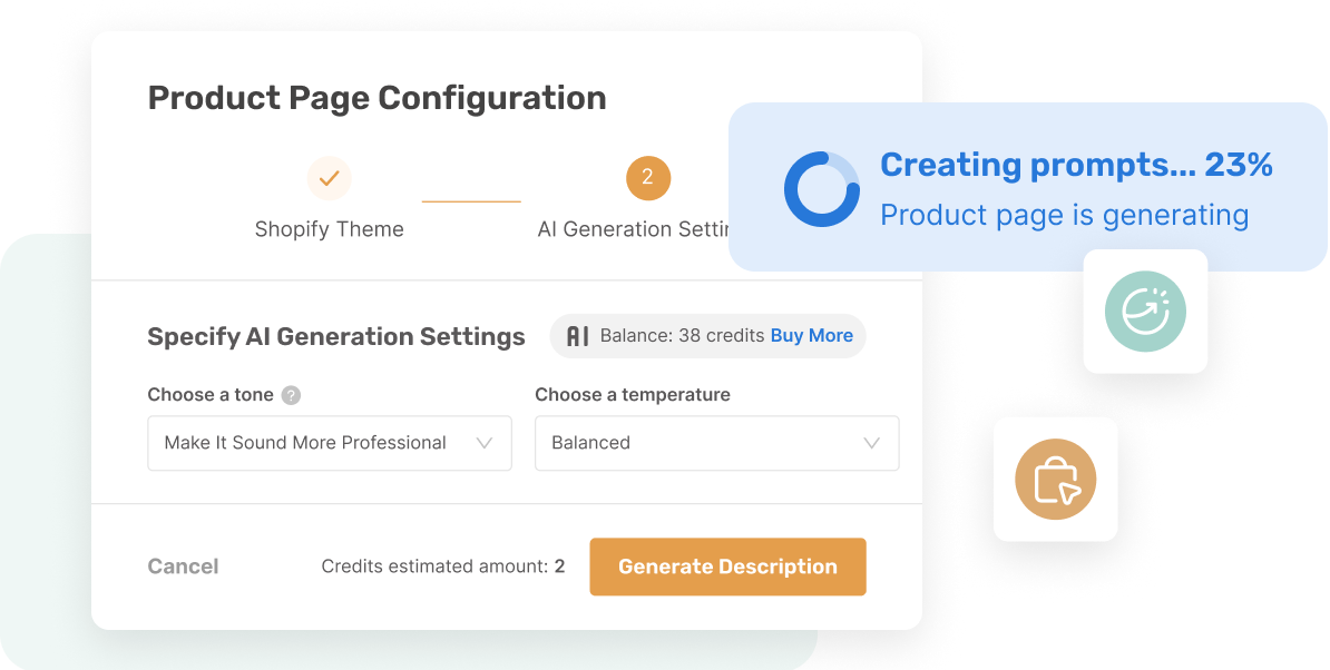 Create AI-Optimised Shopify Product Pages in Seconds